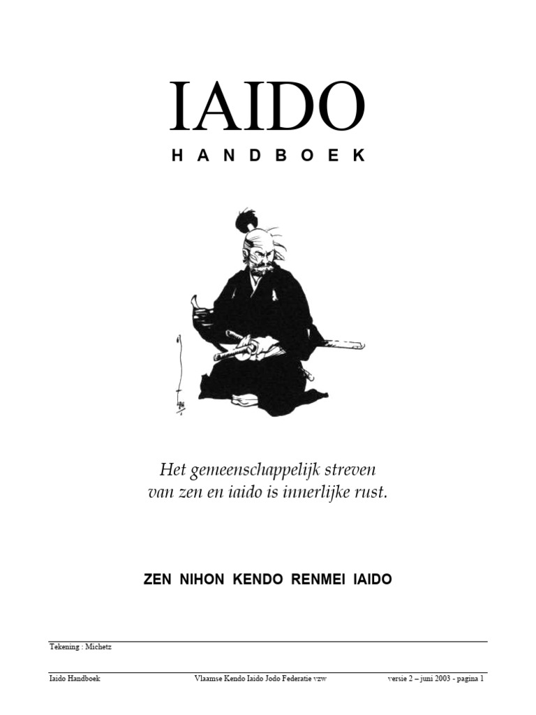 Handboek Iaido ZNKR | PDF