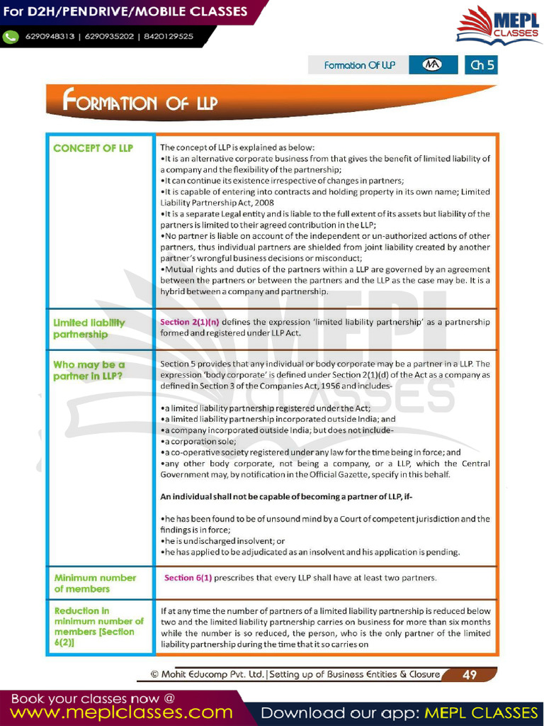 Formation of LLP | PDF