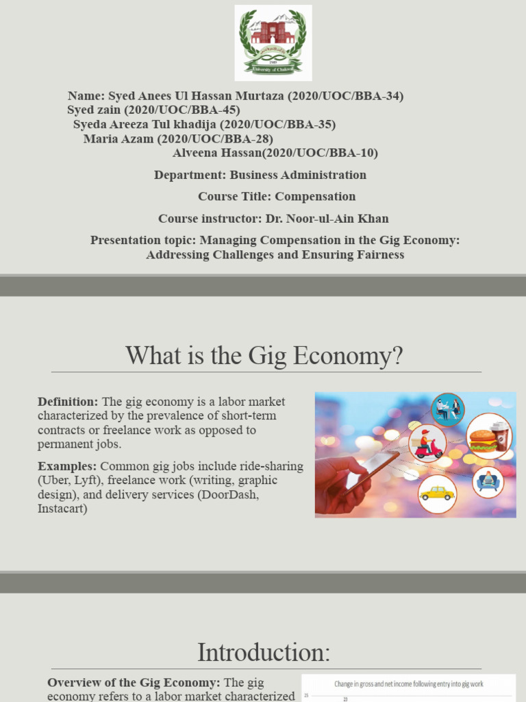 Gig Economy... | PDF | Automation | Pension