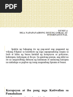 Mga Katiwalian | PDF