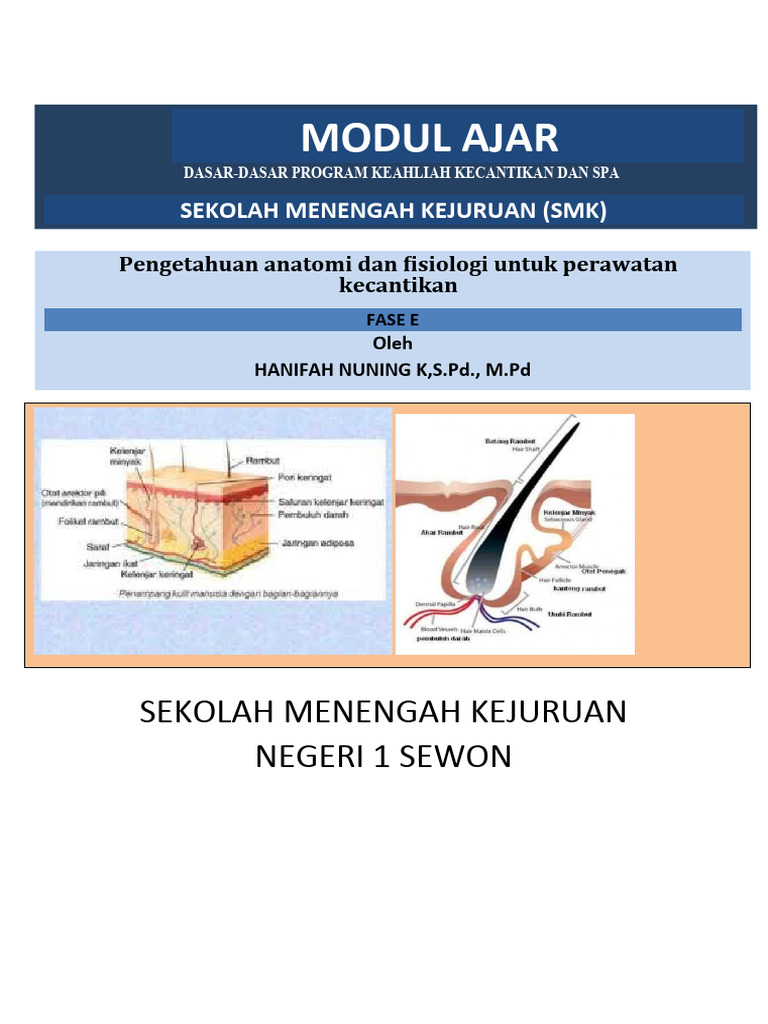 MODUL AJAR DPK (Anatomi) | PDF