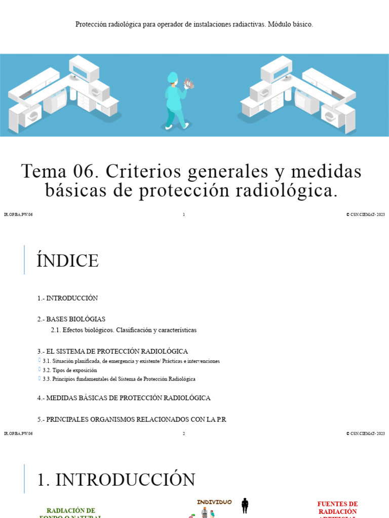 Ir Op Ba PW06 23 | PDF | Protección de radiación | Radiación