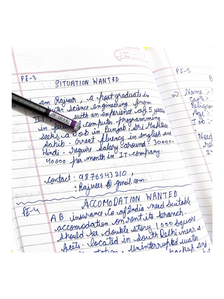 Situation Wanted | PDF