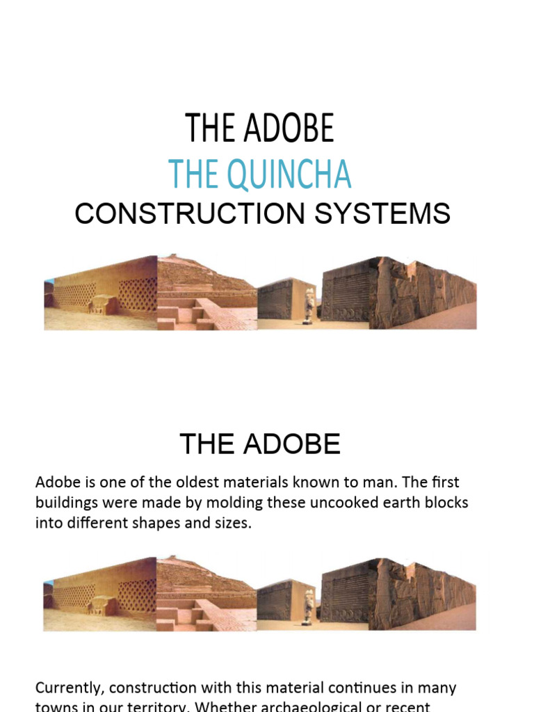 Guide To Construction Systems With Adobe and Quincha | PDF | Mud ...