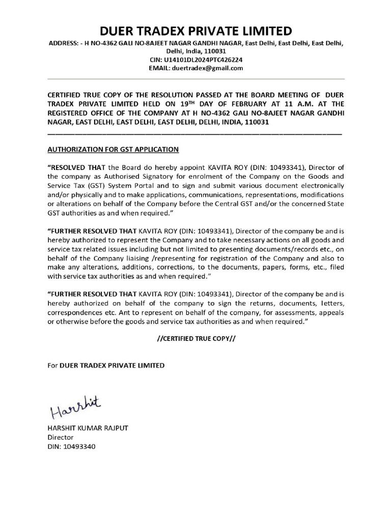GST Resolution | PDF