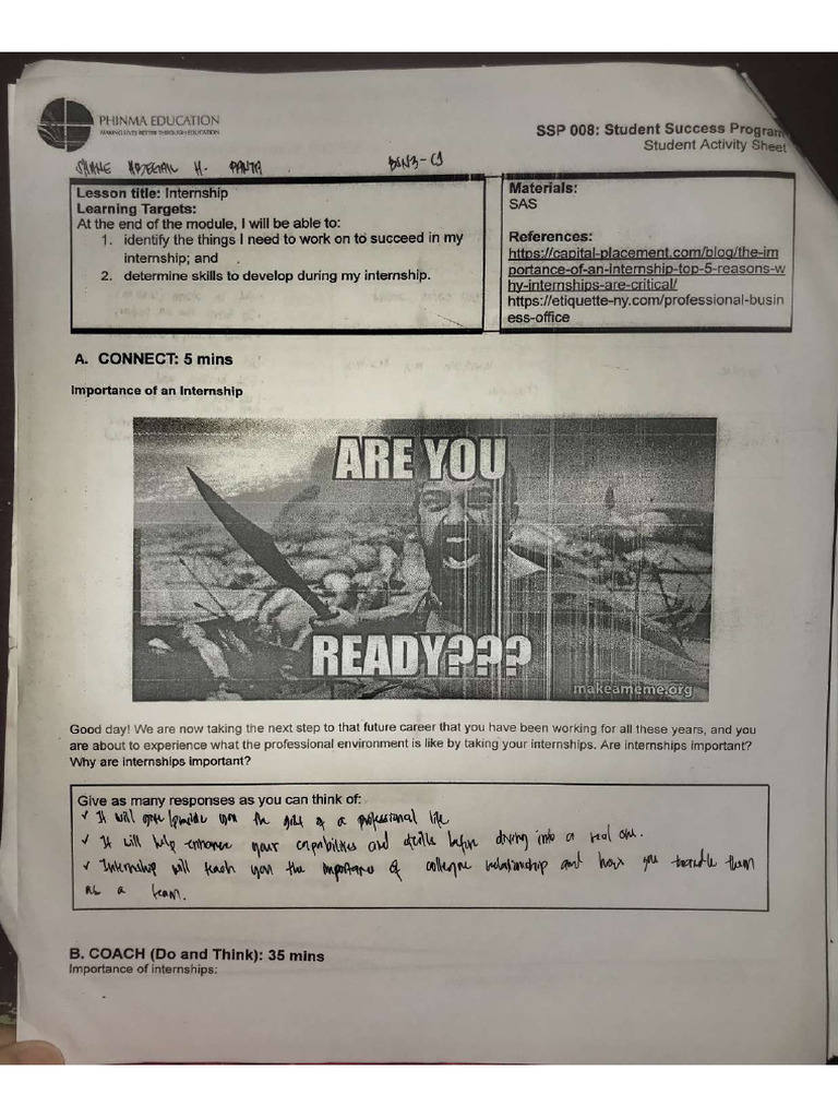 SSP 008 - ACE Module | PDF