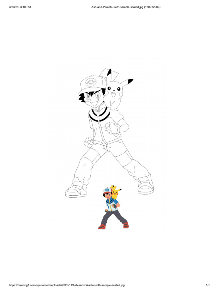 Ash and Pikachu With Sample Scaled | PDF