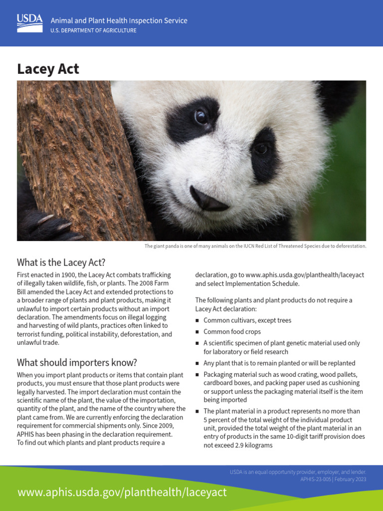 FSC Lacey Act | PDF | United States Fish And Wildlife Service ...