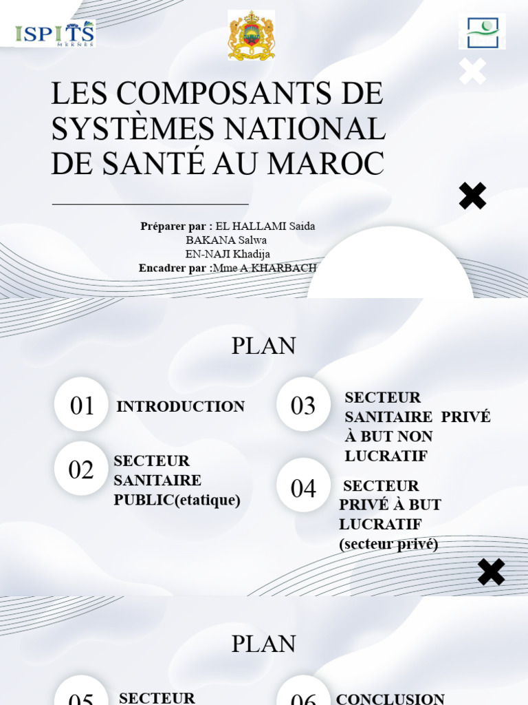 Les Composants de Systeme National de Sante Au Maroc | PDF | Santé publique | Hôpital