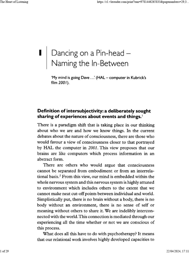 Week 2 The Heart of Listening | PDF