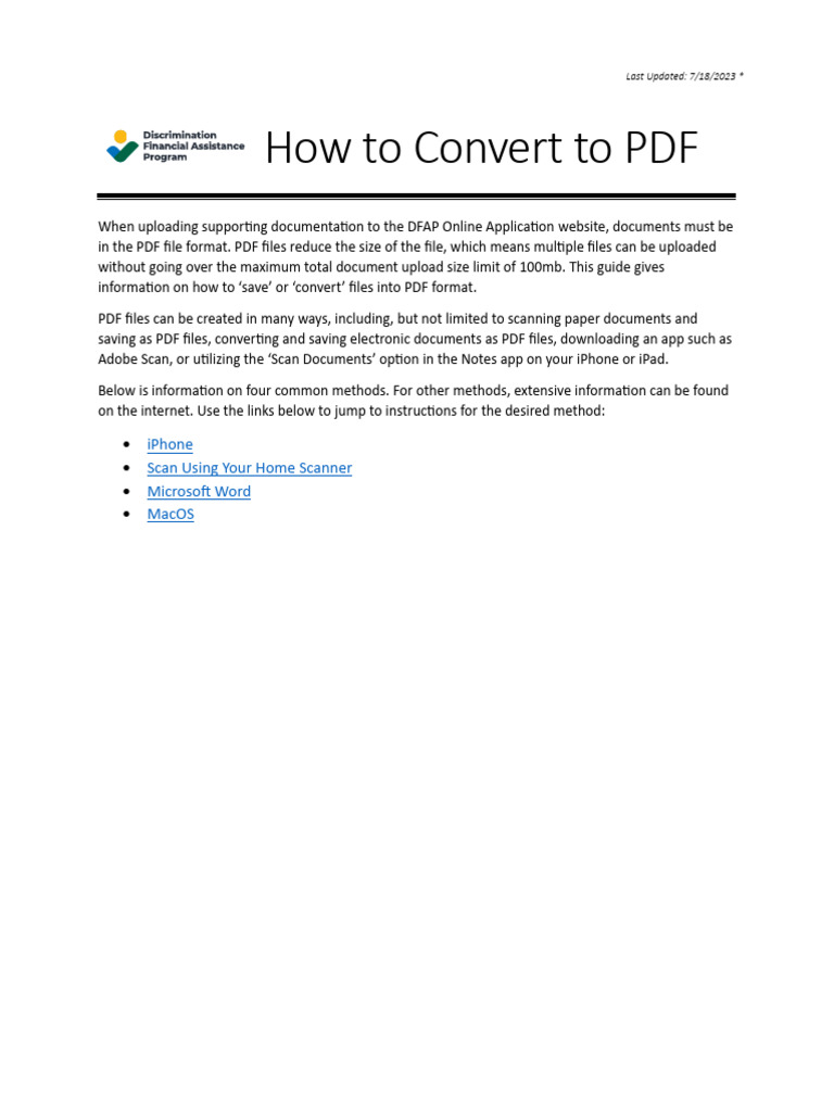How to Convert Files to PDF Format | PDF | Image Scanner | Mac Os