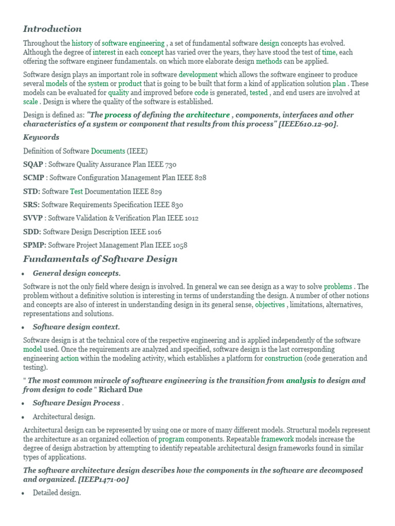 IEEE Software Model | Download Free PDF | Software Architecture | Conceptual Model