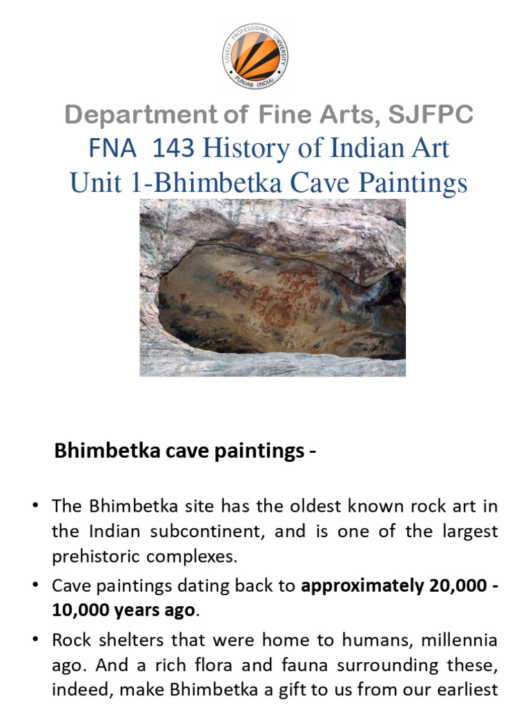 FNA - 143 Unit 1 (Bhimbetka Caves) | PDF | Archaeology