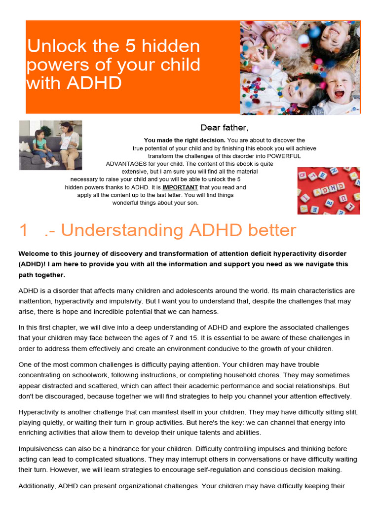 Ebook Unlocking The 5 Hidden Powers of ADHD | PDF | Creativity ...