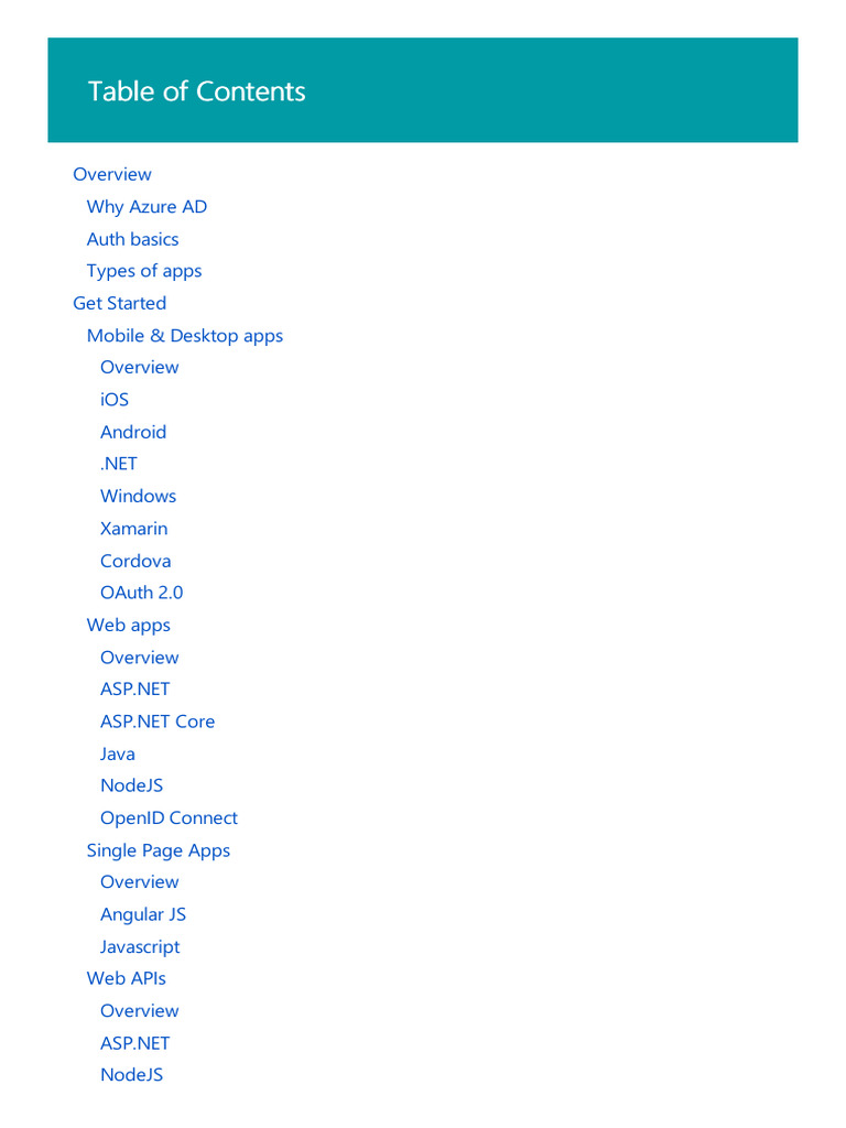 How To Integrate With Azure Active Directory Pdfdrive Pdf World