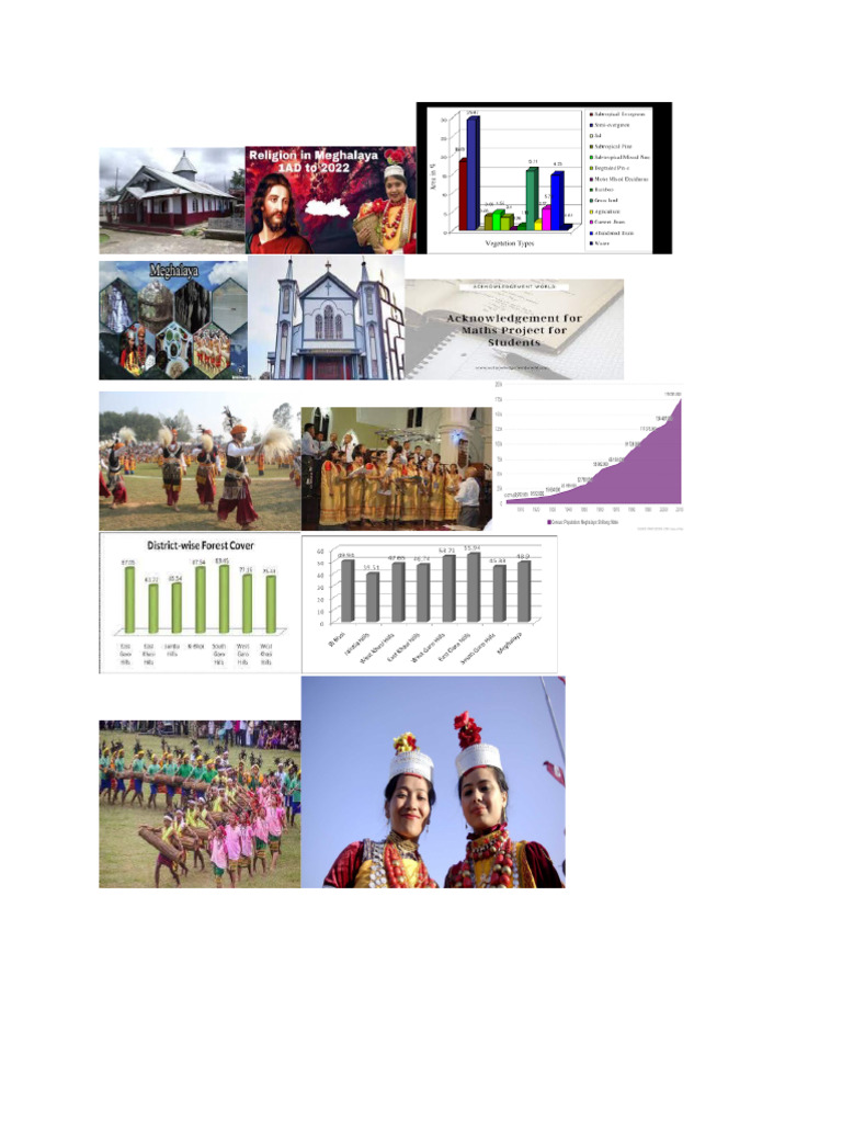 Images of Collected of Meghalaya of Maths Art Integrated Project, Maths ...
