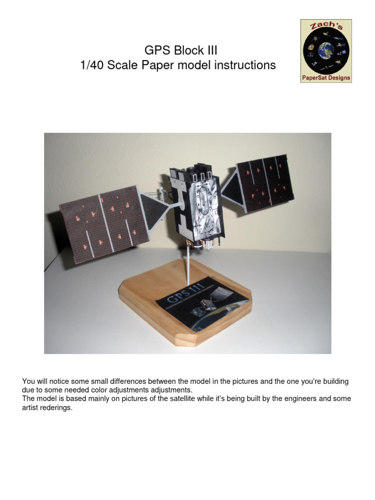 GPS Block III Instructions | PDF