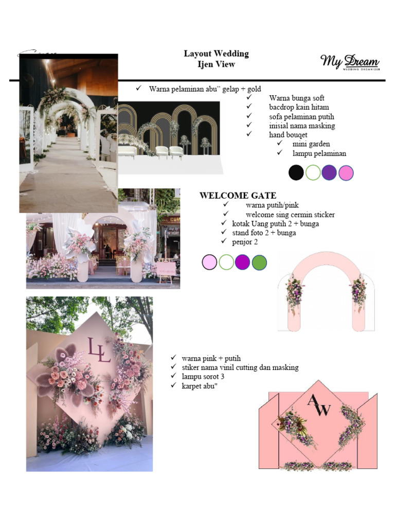 Layout Wedding | PDF