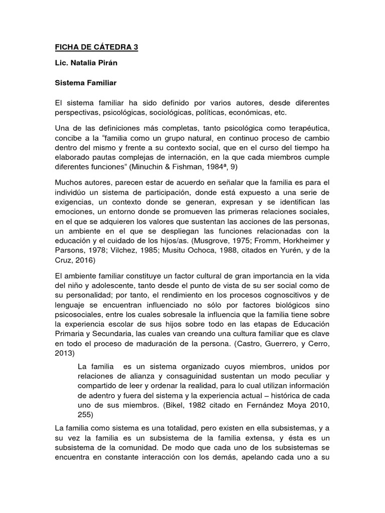 Ficha de Cátedra 3 | Descargar gratis PDF | Ciencias del comportamiento | Sicología