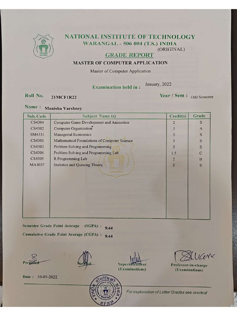 MCA Transcripts | PDF