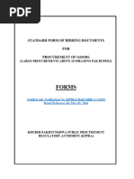 DPWH Procurement Manual: Bidding Forms | PDF