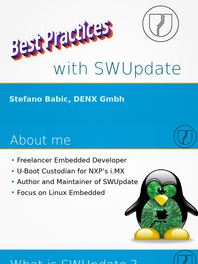 Best Practices With SWUpdate Stefano Babic | PDF | File System | Computing