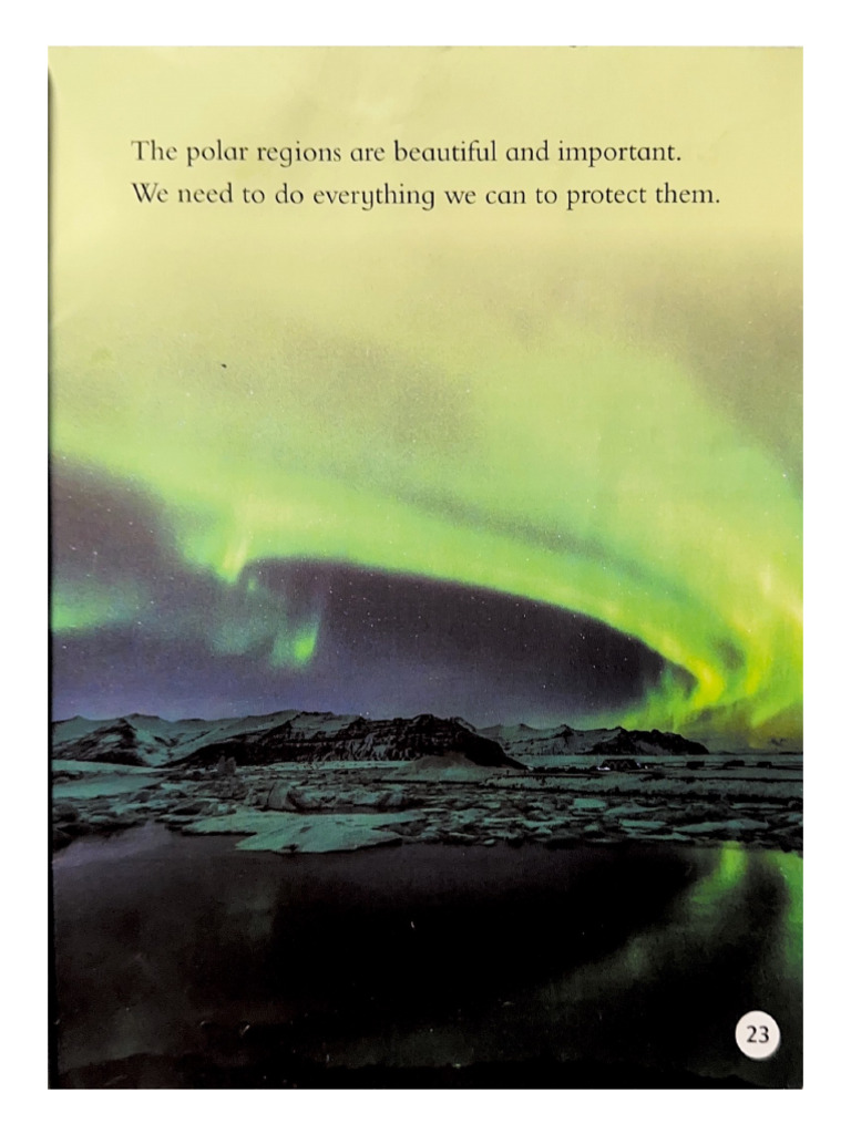 The Polar Regions Are Beautiful And Important Pdf
