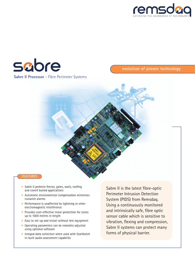 Remsdaq Sabre II Processor Brochure | PDF | Printed Circuit Board ...