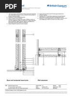 British Gypsum PDS Gypframe MF5 Ceiling Section | PDF | Materials