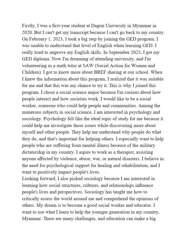 B Essay | PDF | Behavioural Sciences | Psychology