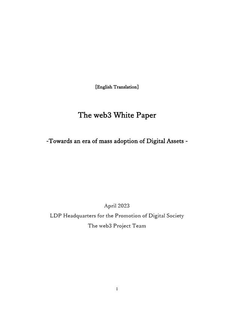 2304 Web3whitepaper Etrans | PDF | Cryptocurrency | Taxes