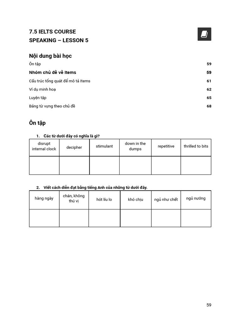 5) 7.5 Speaking.L5.90.Re - Handout - 2023-01-30-22-11-06-8697 | PDF