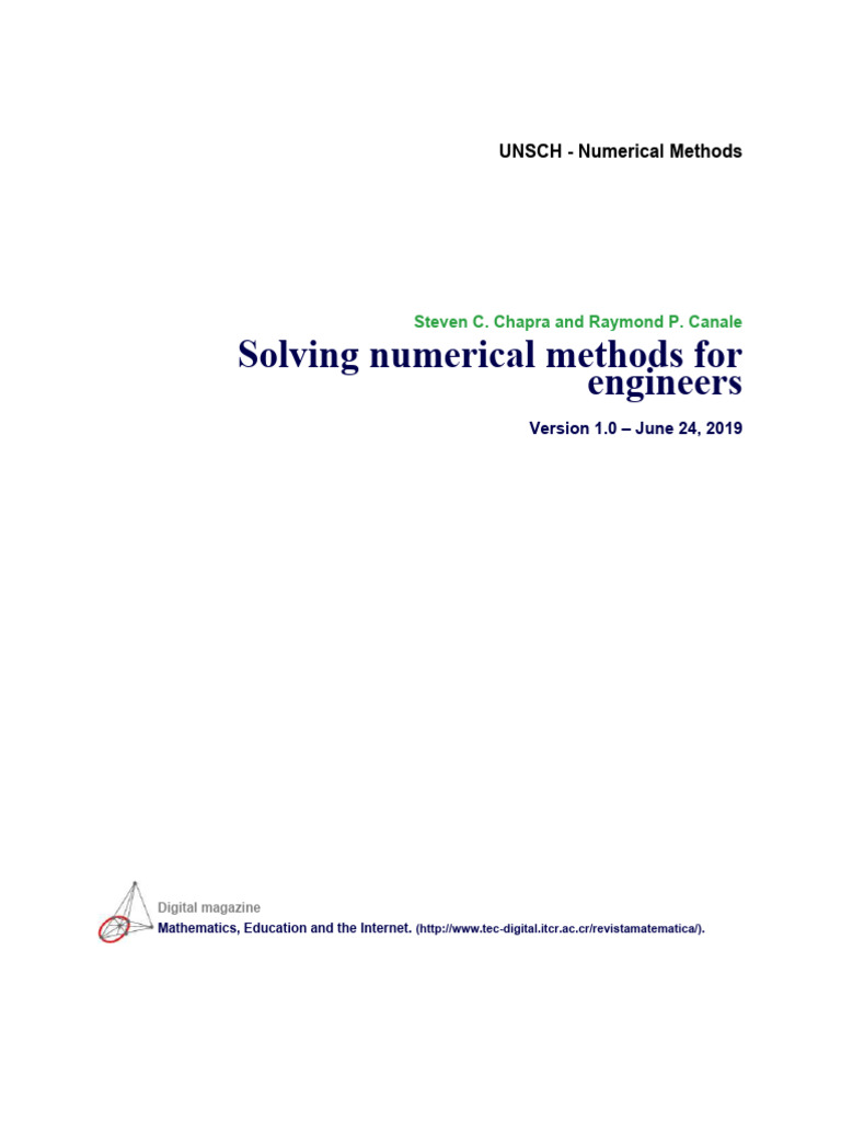 Resolution Numerical Methods of The Chapra Book With Python PDF | PDF ...