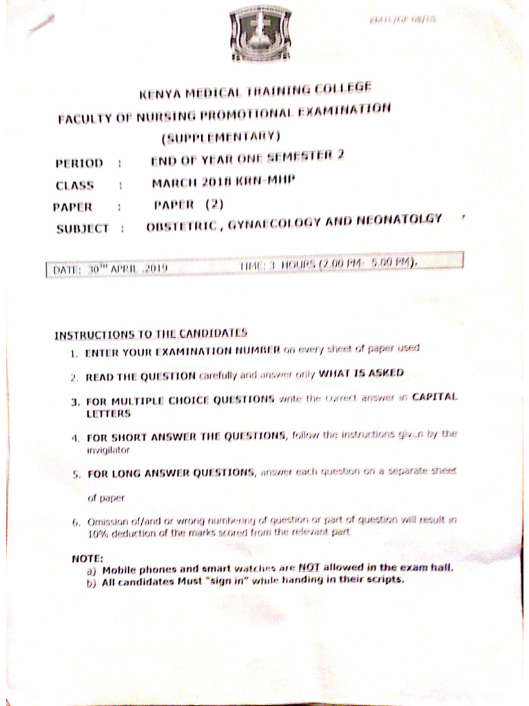 FQE Paper 1,3,4 | PDF