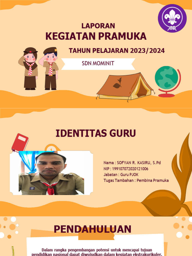 Laporan Pramuka SDN Mominit | PDF