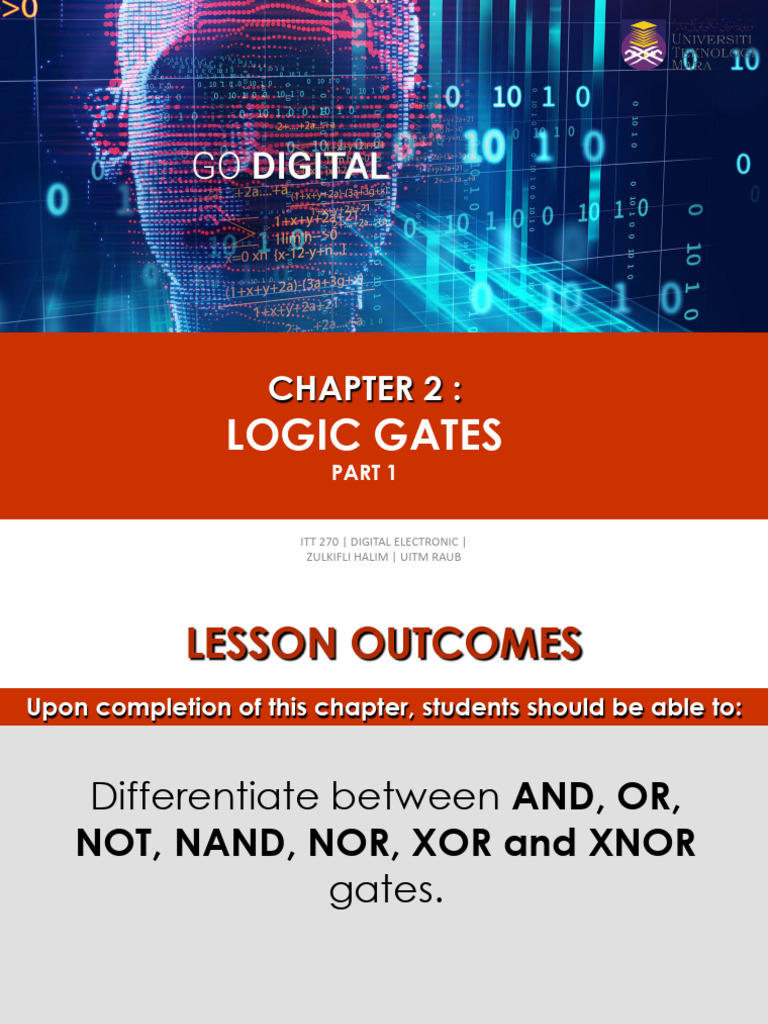 Chapter 3 Part 1 | PDF | Logic Gate | Digital Electronics Chapter 3 Part 1 | PDF | Logic Gate | Digital Electronics