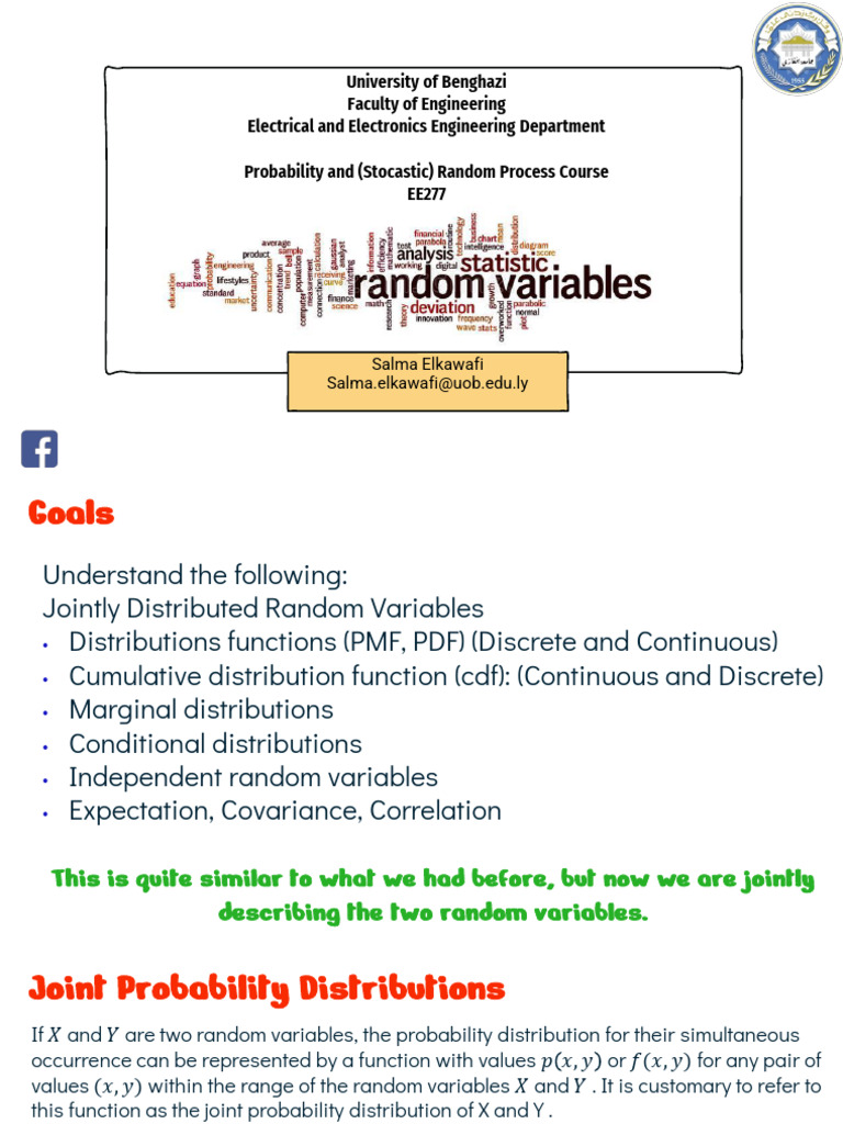 5 Joint Distributions | PDF | Probability Distribution | Covariance