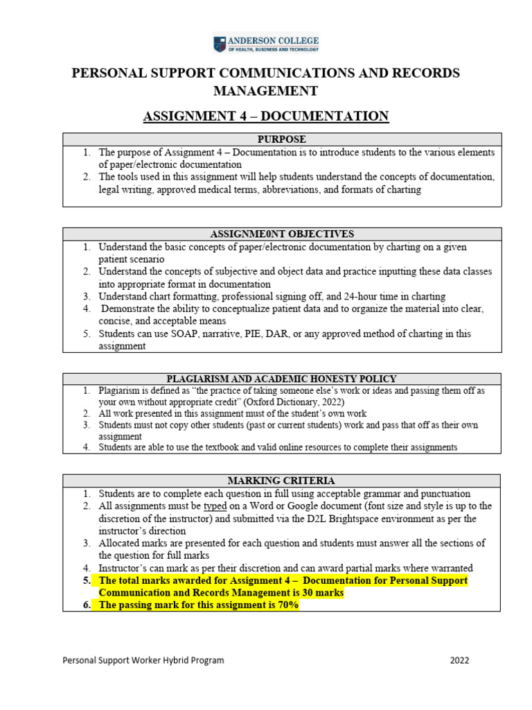 2PSW Comm - Assignment 4 - Documentation | PDF