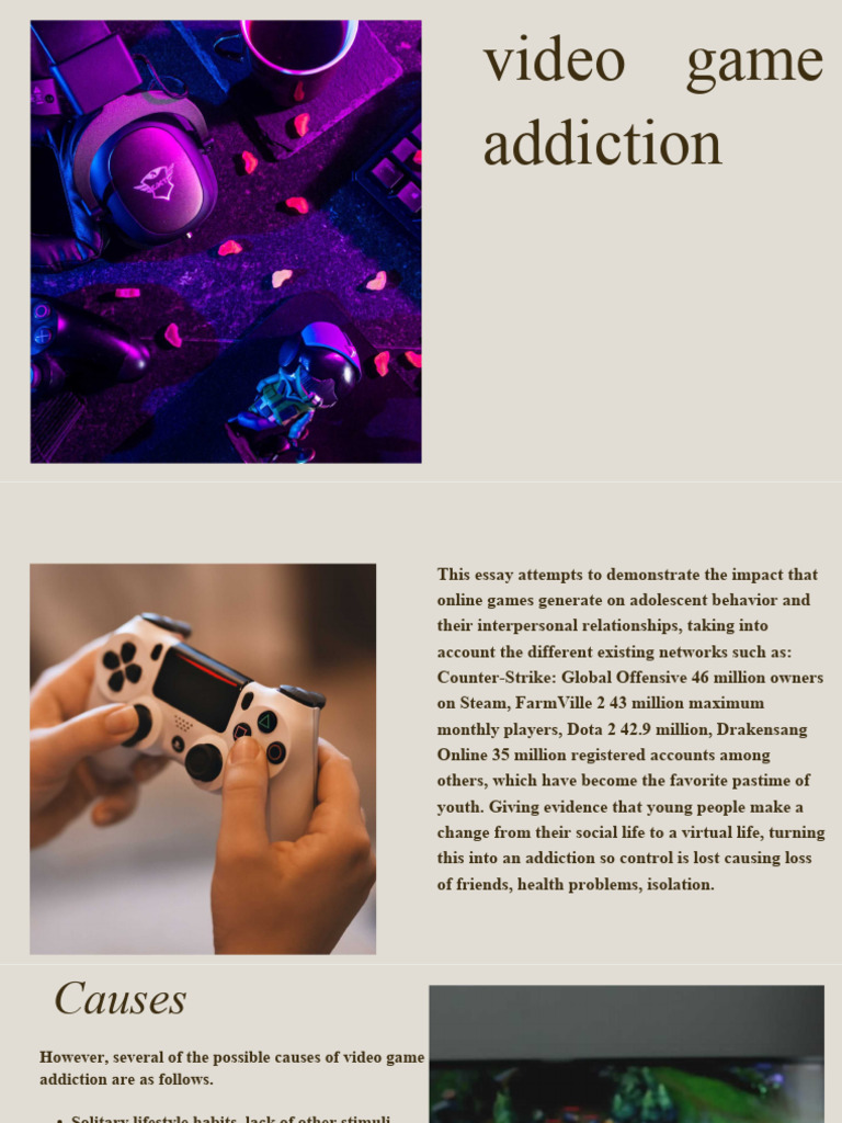 Video Game Addiction | PDF | Substance Dependence | Problem Gambling
