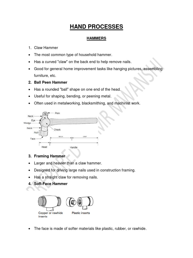 Hand Processes | PDF | Drill | Grinding (Abrasive Cutting)