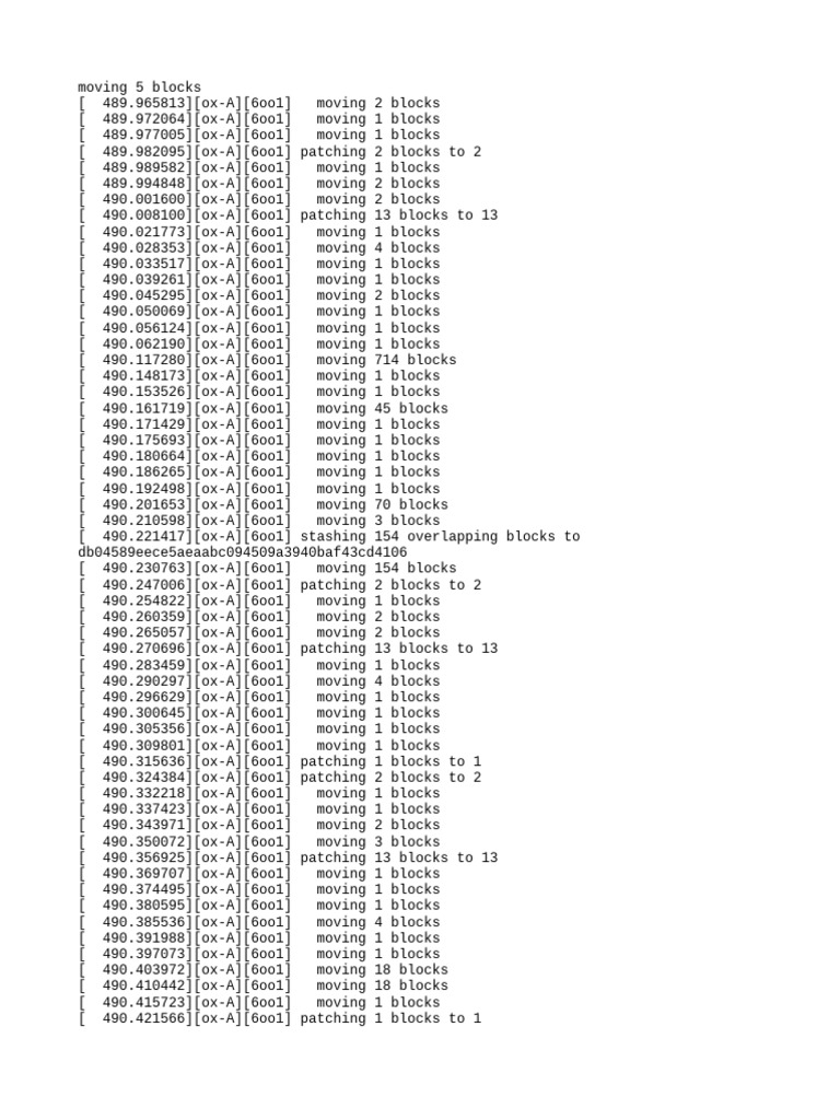Recovery Log | PDF | Operating System Families | Computer Data