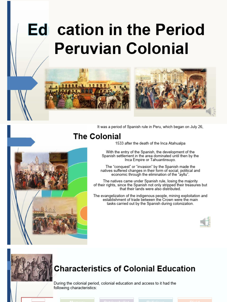 Education in The Colonial Period | PDF | Spanish Colonization Of The ...