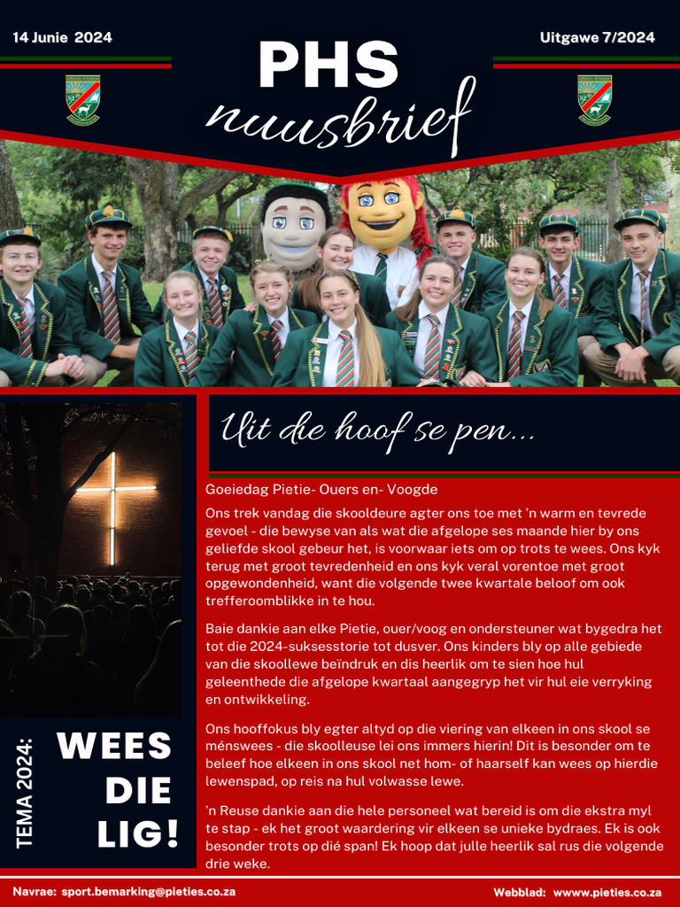 PHS Nuusbrief 2024 | PDF