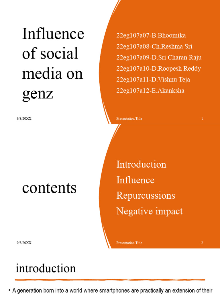 SSS Lab Presentation1 | PDF | Popular Culture & Media Studies | Social Media