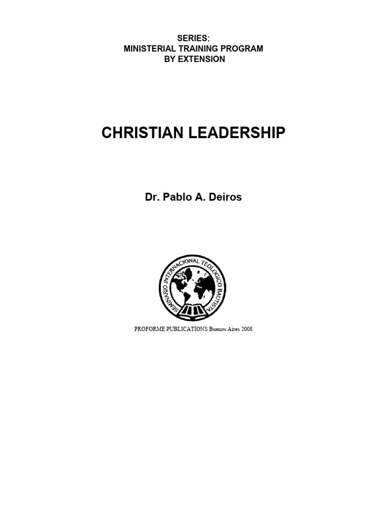 Christian Leadership | PDF | Spiritual Gift | Leadership