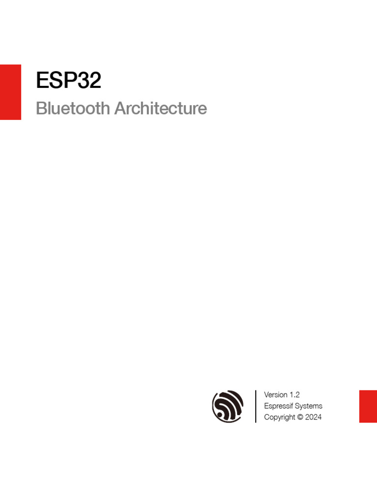 Esp32 Bluetooth Architecture En Pdf Bluetooth Data Transmission