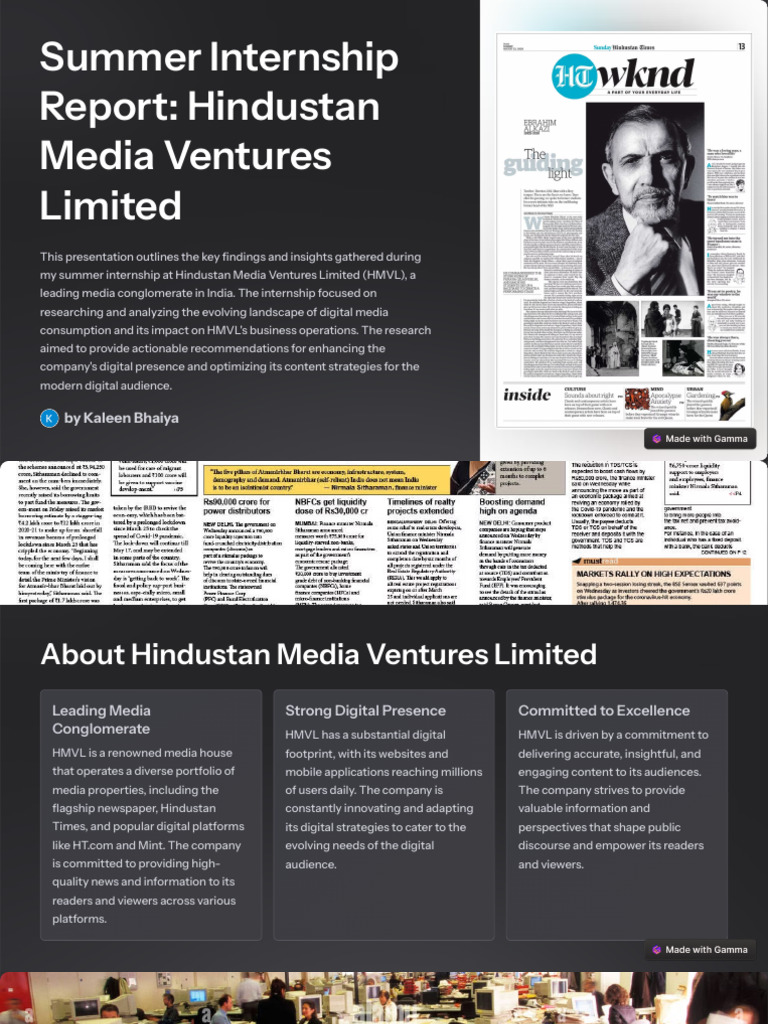 Enhancing HMVL's Digital Strategy | PDF | Analytics | Data