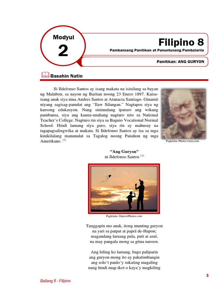 PDF - Ang Guryon (Tula) | PDF