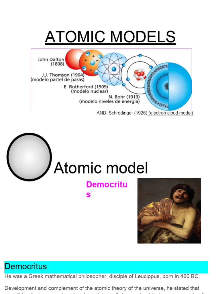 Atomic Model | PDF | Atomic Nucleus | Atoms