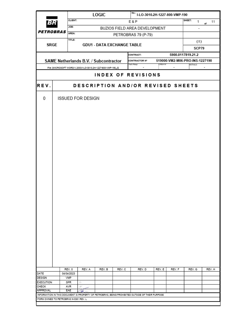 Gdu Data Exchange Table Rev 0 | PDF | Programmable Logic Controller ...